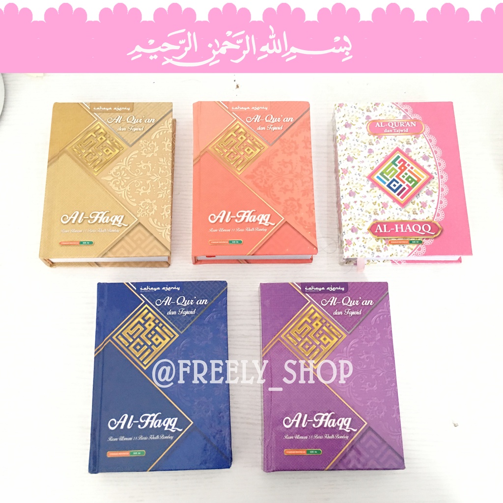 Jual Al Quran dan Tajwid Premium Original Termurah / Al Quran HVS A6 / Al Quran Cantik / Al ...