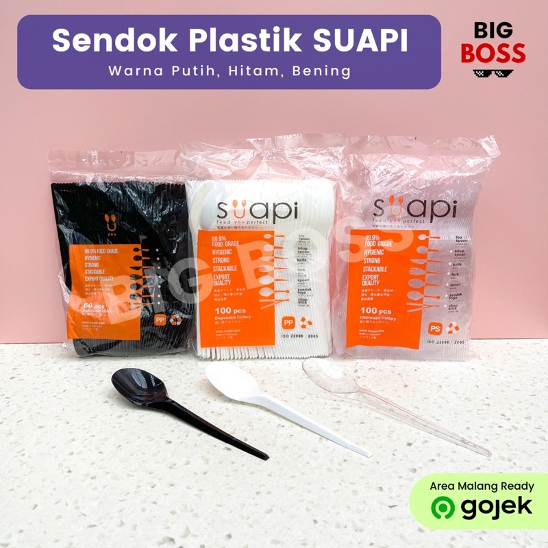 Jual Sendok Makan Plastik SUAPI Higienis Food Grade PREMIUM MURAH ...