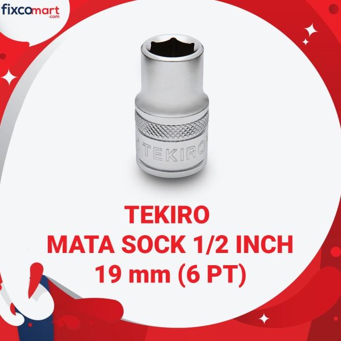 Jual Tekiro Mata Sock 1/2 Inch 19 mm 6PT fixco | Shopee Indonesia