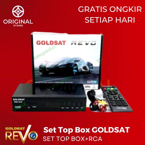 Jual Set Top Box TV Digital Goldsat Revo DVB T2 / STB Receiver TV ...