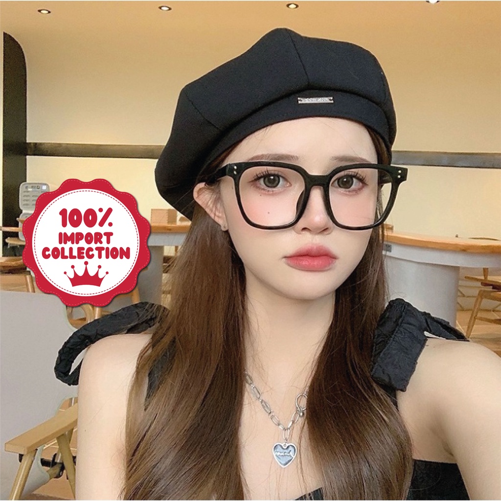 Jual MORPHY Topi Baret Wanita CANVAS Newsboy Hat Flat Cap Kanvas ...