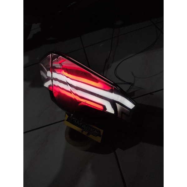 Jual stoplamp custom lazy vario 125/150 new model pcx 3 in 1 | Shopee ...
