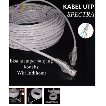 Jual Kabel LAN 100 Meter UTP CAT5e Warna abu-abu /Kabel LAN 100 Meter ...