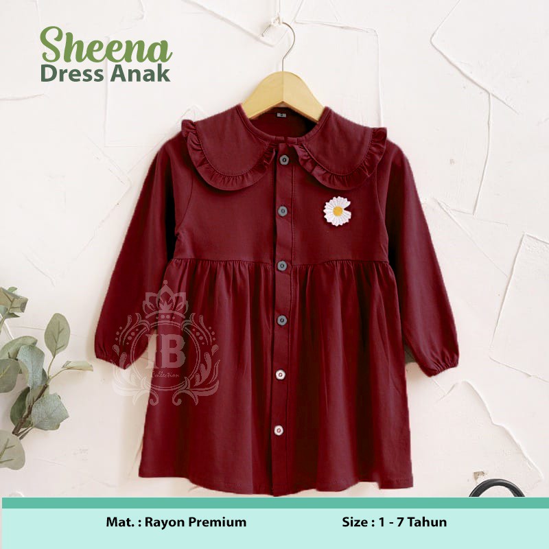 Jual Tunik Anak Sheena / Dress Anak Lengan Panjang / Baju Anak ...