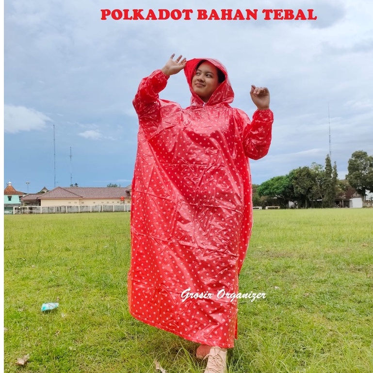 Jual Jas hujan wanita model gamis transparan Warna | Shopee Indonesia