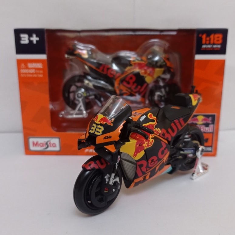 Jual Diecast MotoGP No 33 Brad Binder KTM Red Bull Diecast motor GP ...