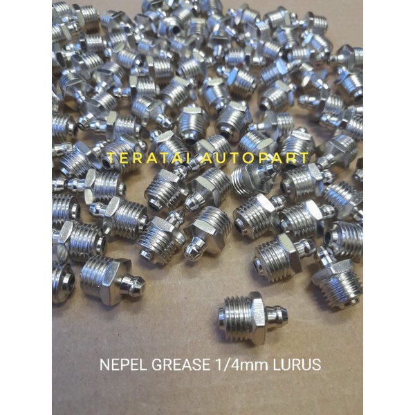 Jual NEPEL GREASE NEPEL GEMUK 1/4MM LURUS DRAT NPT UNIVERSAL | Shopee ...
