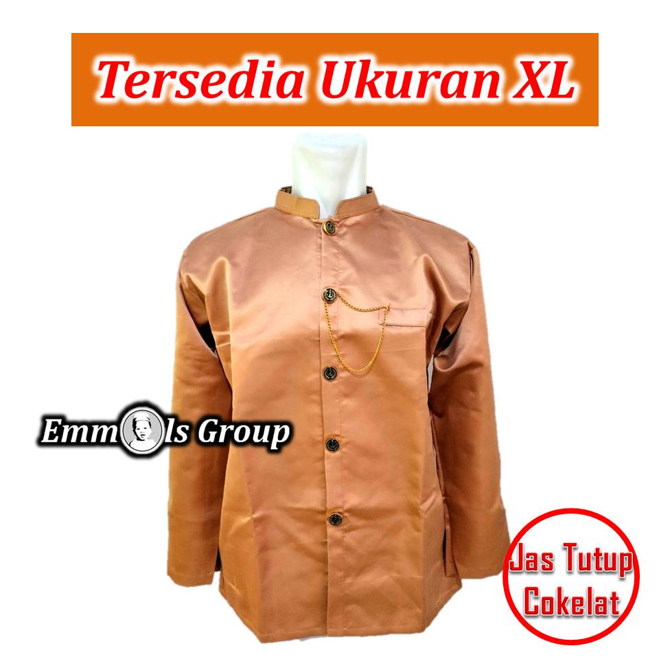 Jual Jas Tutup - Baju Adat Khas Pria Bugis Makassar Warna Cokelat ...