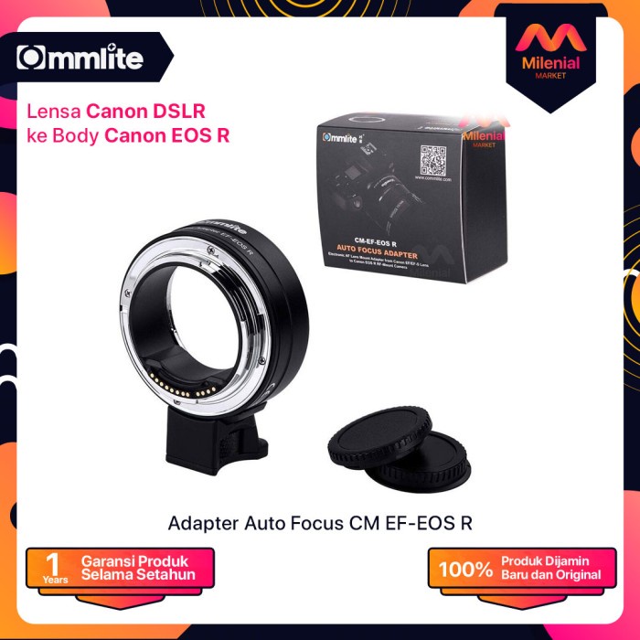 Jual Adapter Commlite Comix Cm-Ef-Eos R Adapter Af Lensa Canon Ef - Ef ...