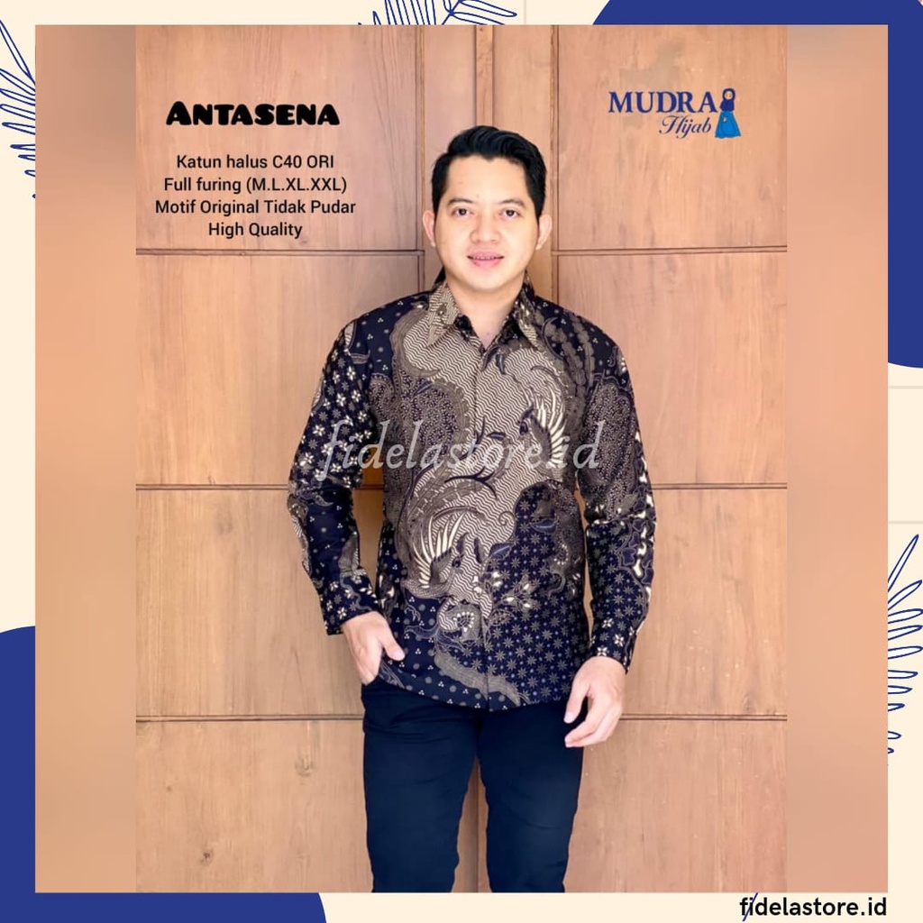 Jual Batik Mudra Collection / Kemeja Batik Pria Lengan Panjang / Batik ...