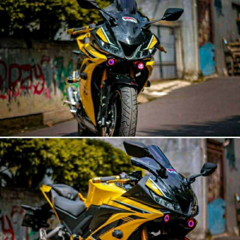 Jual WINGLET PLUS LAMPU UTK R15 V3 MODEL R1 | Shopee Indonesia