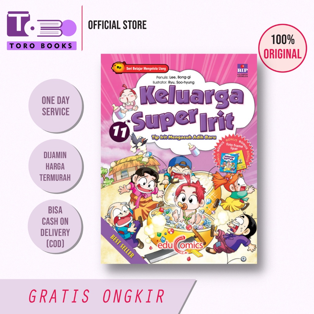 Jual Buku EDUCOMICS : KELUARGA SUPER IRIT ( vol 1-39) | Shopee Indonesia