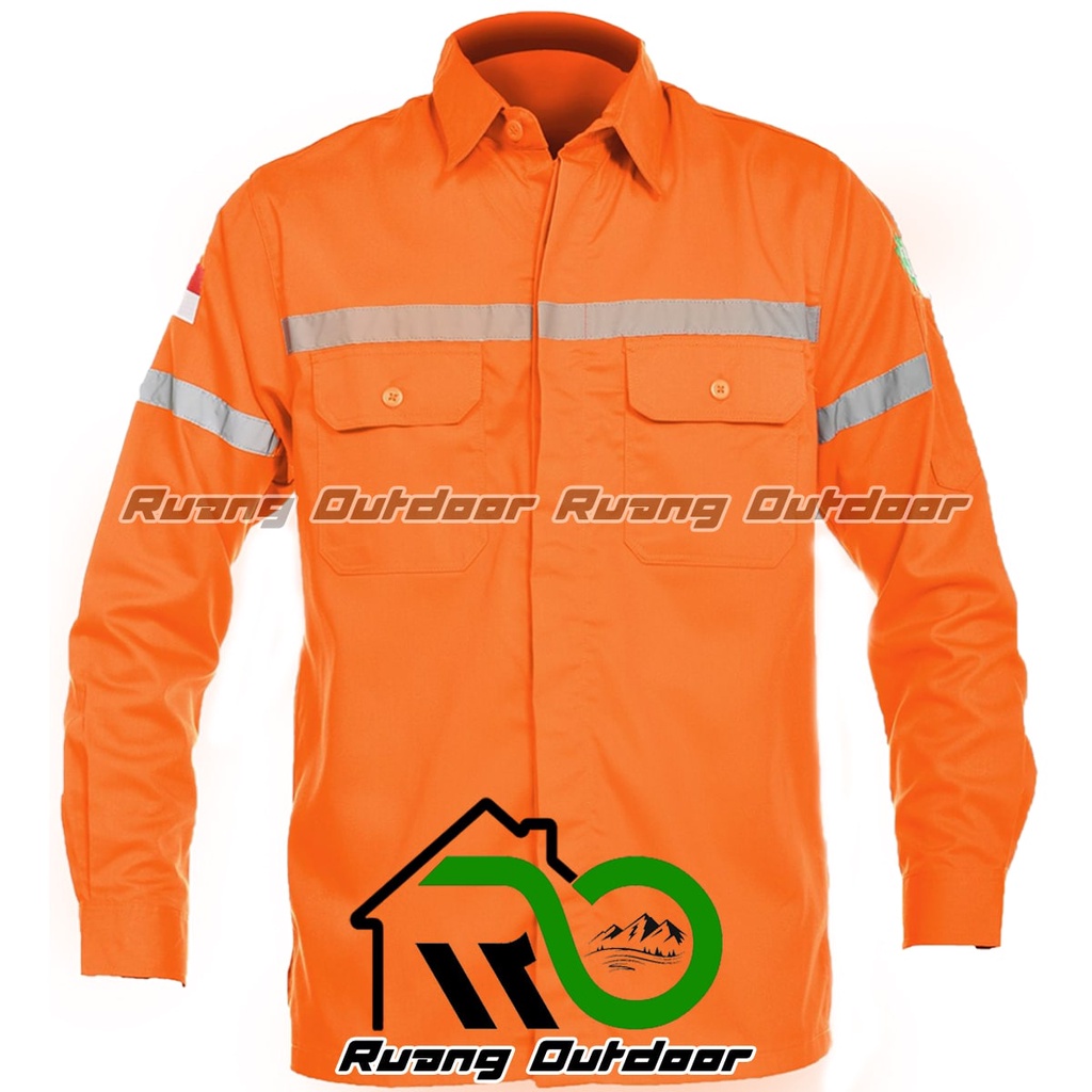Jual KEMEJA WEARPACK ATASAN BAJU SAFETY K3 OUTDOOR PREMIUM LENGAN ...