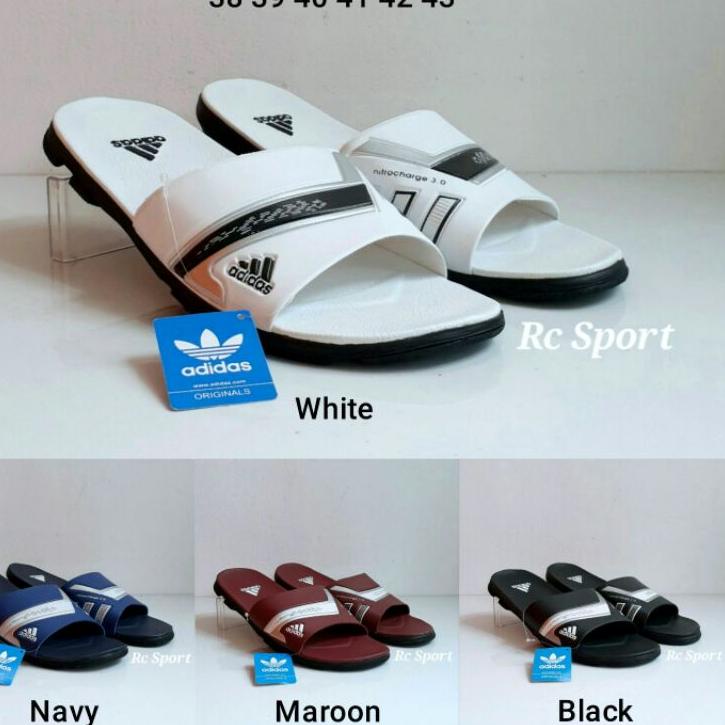 Jual Rekomendasi Sandal Slop Pria Adidas Nitrocharge | Shopee Indonesia