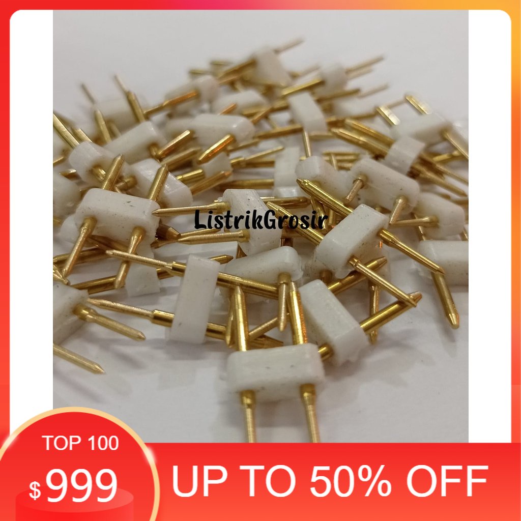 Jual Tusukan Pin Jarum Sambungan Socket LED strip 5050 Neon flexible ...