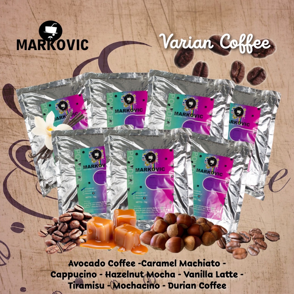 Jual Powder Bubuk Minuman Varian Coffee Markovic | Shopee Indonesia
