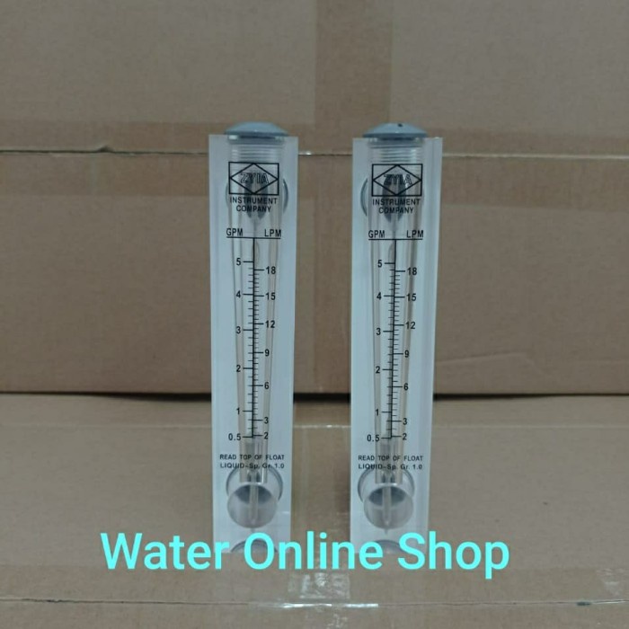 Jual Pengukur Flow Meter 5 Gpm / Flow Meter 18 Lpm (Pendek) | Shopee ...