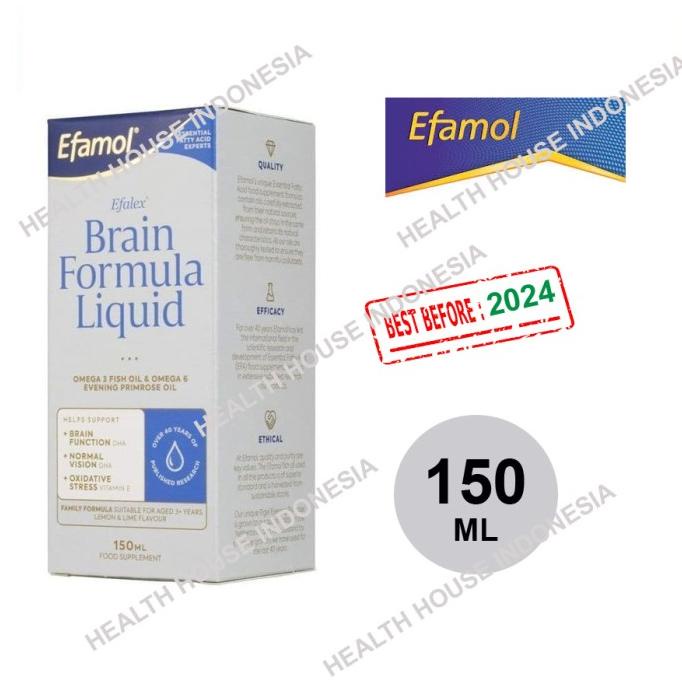 Jual Efamol Efalex Brain Formula Liquid (150ml) | Shopee Indonesia