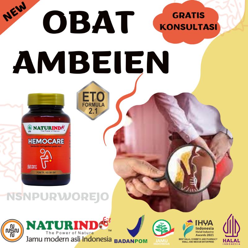 Jual Obat Ambeien 50 Kapsul Wasir Daun Ungu Ambien Ambeyen Ambeian Stadium 4 Benjolan Anus ...