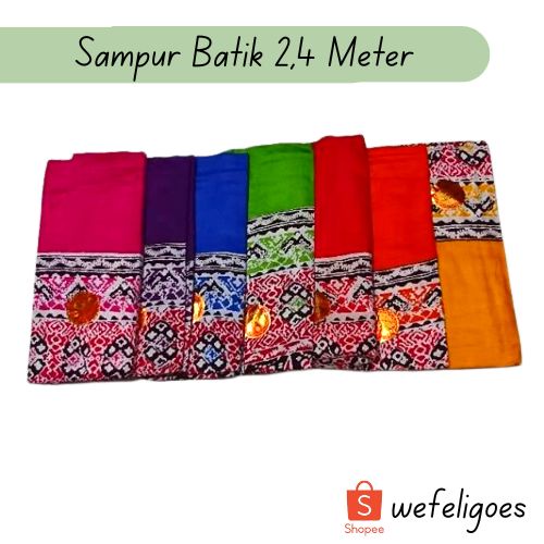 Jual Selendang Tari / Sampur Katun Batik 2.4 Meter / Sampur Tari ...