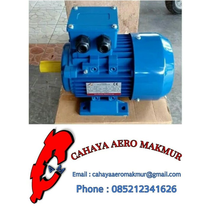 Jual ELECTRIC MOTORS AERO 4P 2HP 1,5KW B3 3PHASE #ORIGINAL | Shopee ...