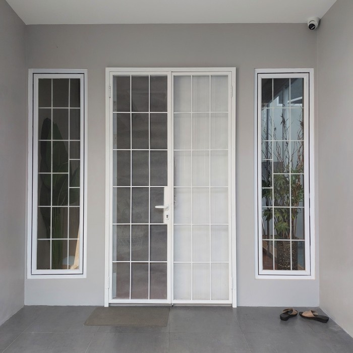 Jual Pintu teralis jendela terali tralis kawat nyamuk minimalis modern ...