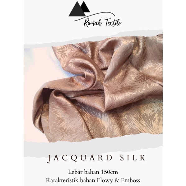 Jual JACQUARD SILK/KAIN JACQUARD/KAIN EMBOSS/KAIN SILK EMBOSS/KAIN ...