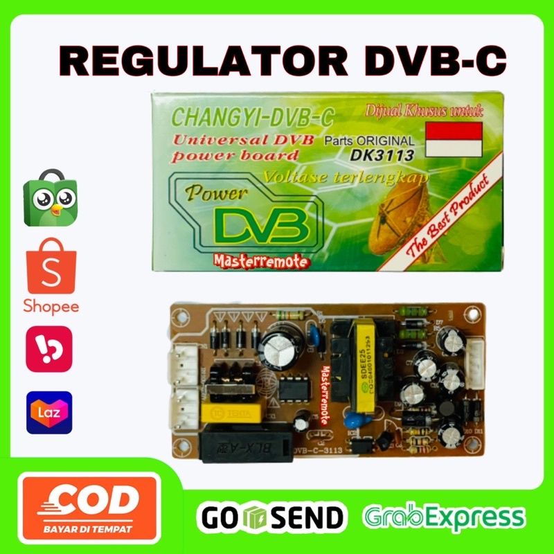 Jual REGULATOR DVB / PARABOLA / DVB HIJAU | Shopee Indonesia