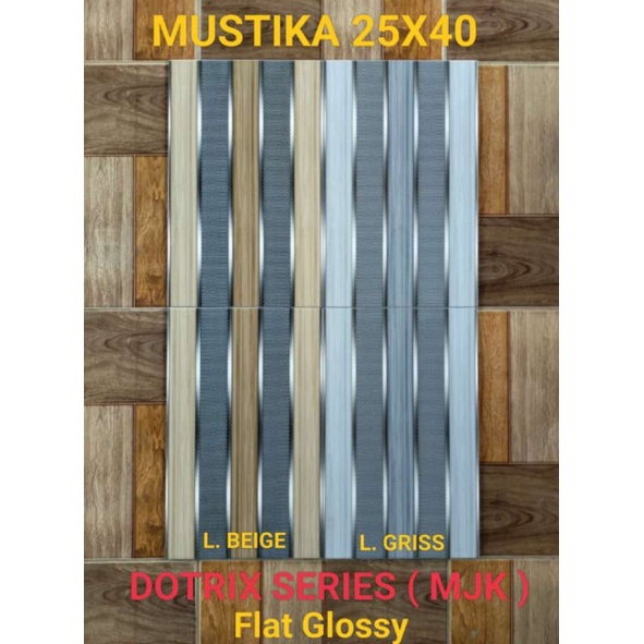 Jual Keramik Dinding Licin Mustika Dotrix Series Ukuran 2540 | Shopee Indonesia