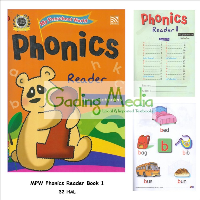 Jual Buku Kindergarten Phonics - Mpw Phonics Reader/Activity Book 1 - 4 ...