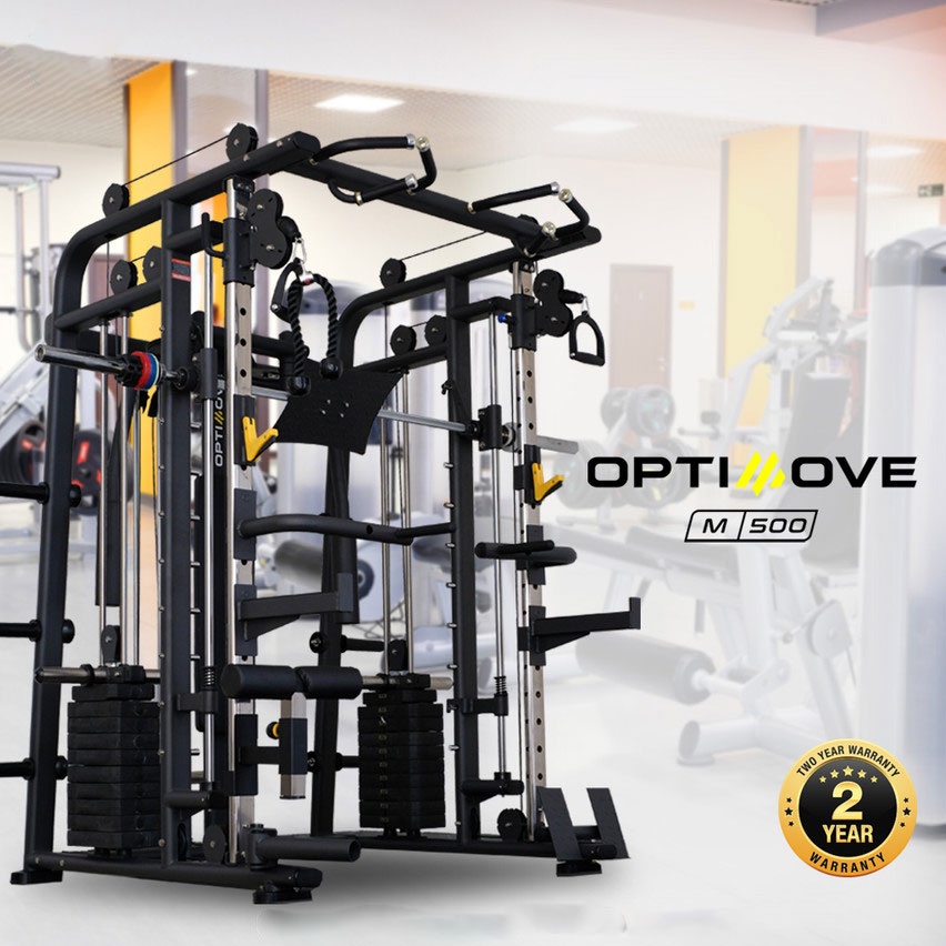 Jual Optimove M-500 Smith Machine - Cable Crossover - Squat Rack Home ...