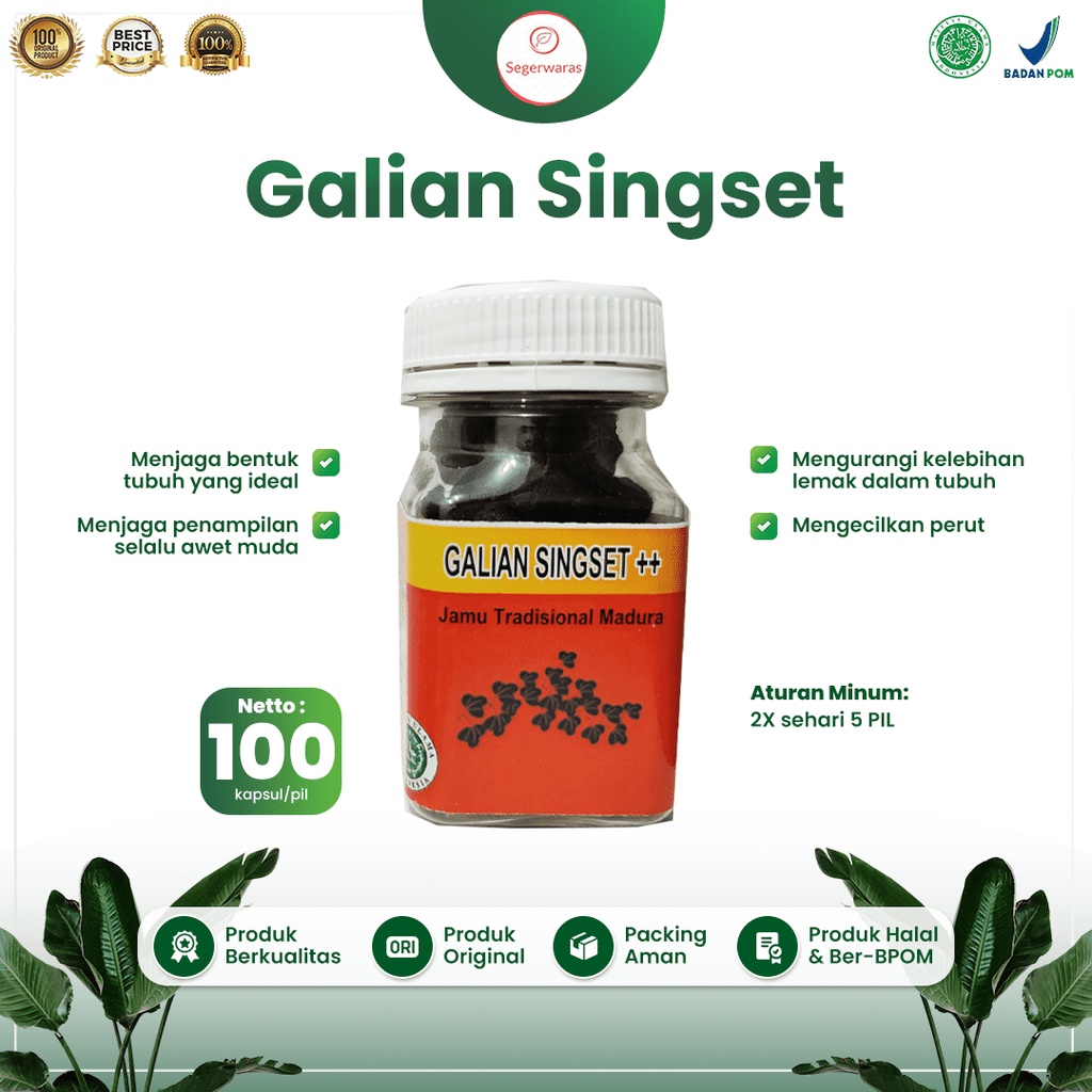 Jual Obat Diet UD Firdaus Raddin Galian Singset Suplemen Pil Jamu ...