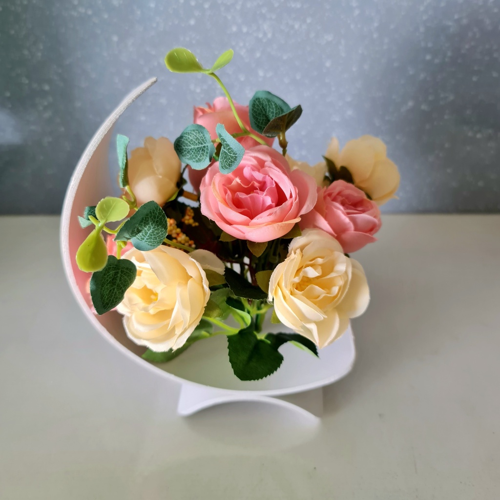 Jual Bunga Mini Rotus Bunga Pajangan Ruangan Tamu Bunga Artifisial ...