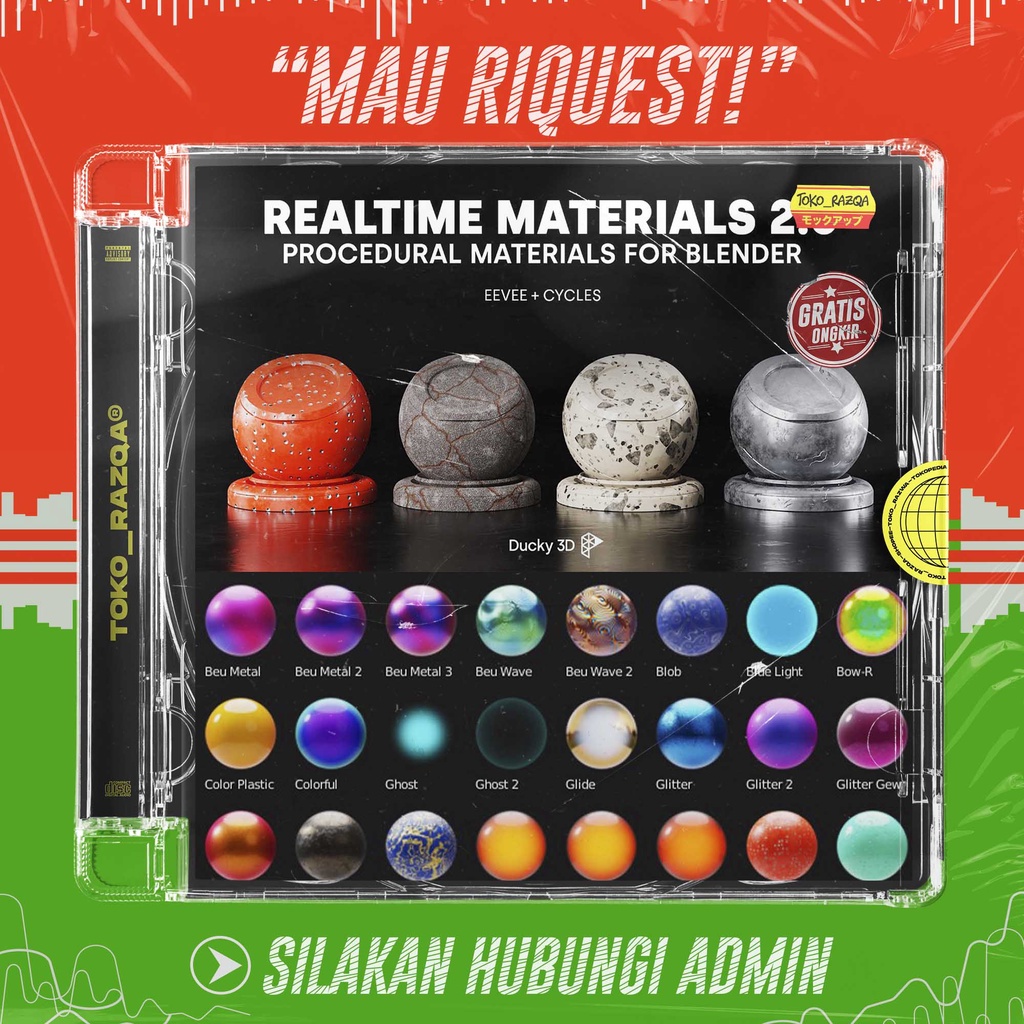 Jual Blender 3D - Realtime Materials v2 - 241023 | Shopee Indonesia