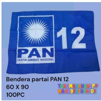 Jual BENDERA PARTAI PAN TERBARU UKURAN 60X90 MINIMAL 100 PCS | Shopee ...
