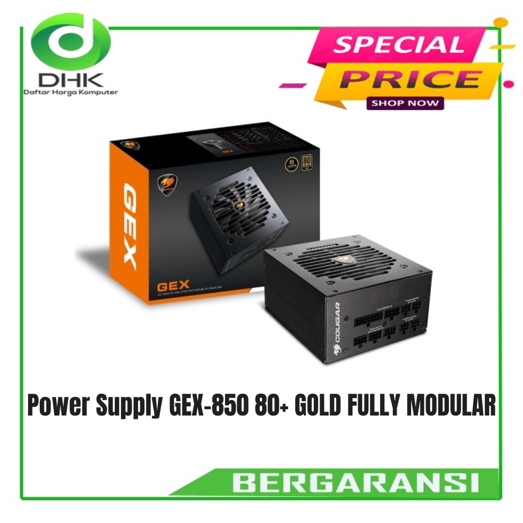 Jual Power Supply GEX-850 80+ GOLD FULLY MODULAR | Shopee Indonesia