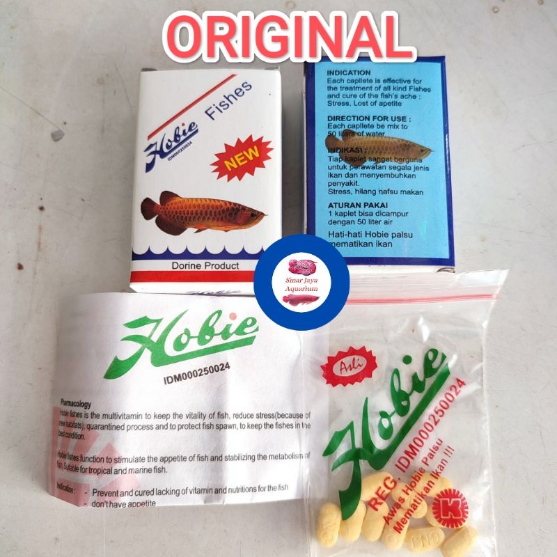 Jual HOBIE FISHES ASLI ORIGINAL - MULTIVITAMIN PENAMBAH NAFSU MAKAN ...
