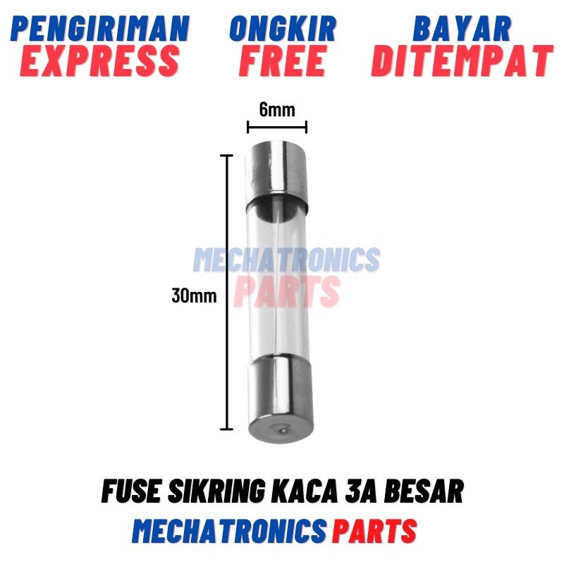 Jual FUSE SIKRING KACA 3A BESAR | Shopee Indonesia