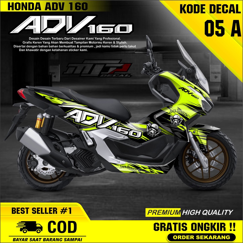 Jual (BISA COD) Decal Variasi Honda ADV 160 New Full Body - Dekal ...