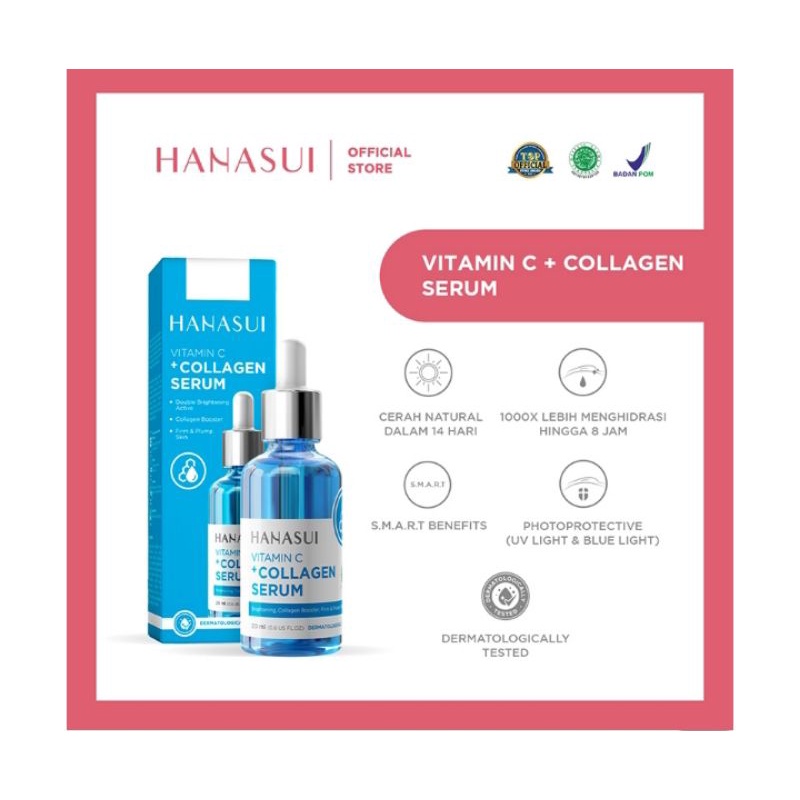 Jual Hanasui Serum Vitamin C+Collagen 20 ml | Shopee Indonesia