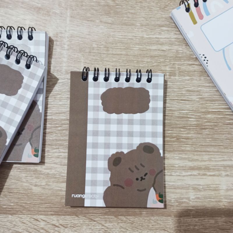 Jual Notebook Blocknote Buku Spiral MINI Estetik - Buku Catatan Kecil ...