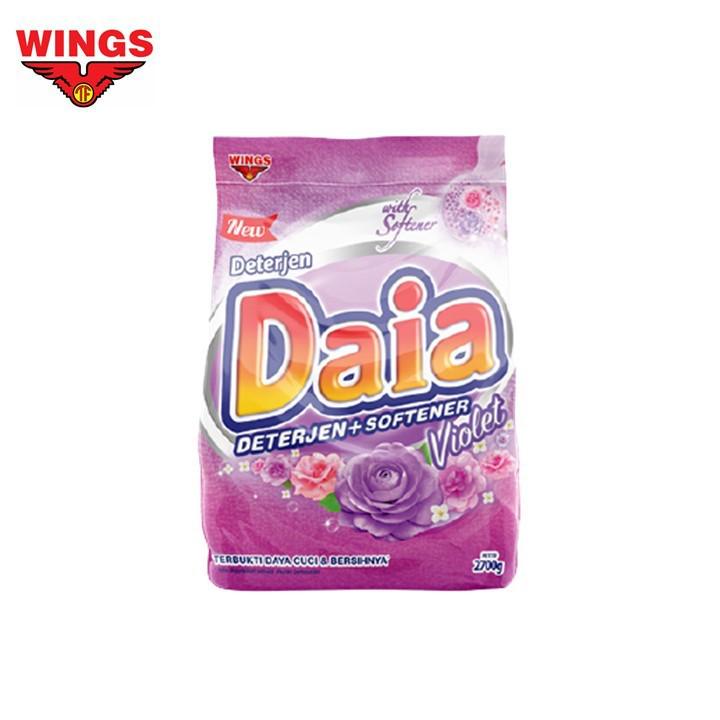 Jual Daia Powder Detergent & Softener Violet Bag 2 x 2,7 kg | Shopee ...