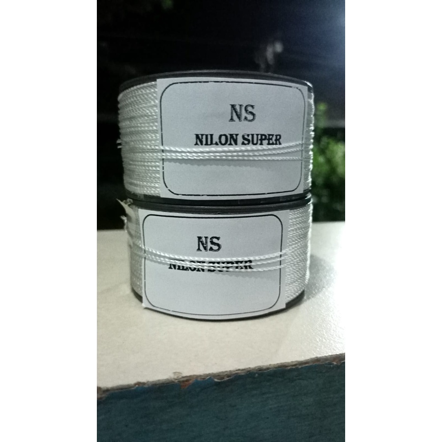 Jual BENANG NILON PUTIH BANGUNAN / BENANG NYLON | Shopee Indonesia