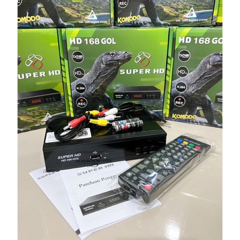 Jual Set top box DVBT2 SUPER HD 168 (komodo) | Shopee Indonesia