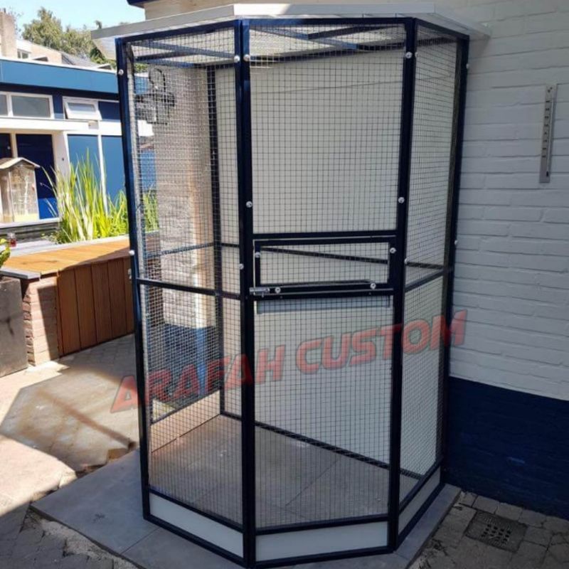 Jual Sangkar Kandang Ternak Koloni Aviary Kotak Besi Jumbo Burung ...