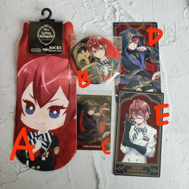 Jual official merch disney twisted wonderland heartslabyul riddle ...