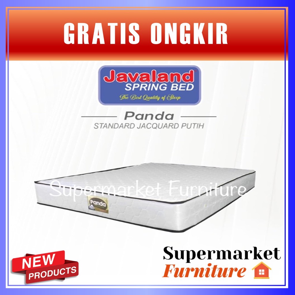 Jual Kasur Springbed New Panda JAVALAND Mattress Only - KHUSUS ...