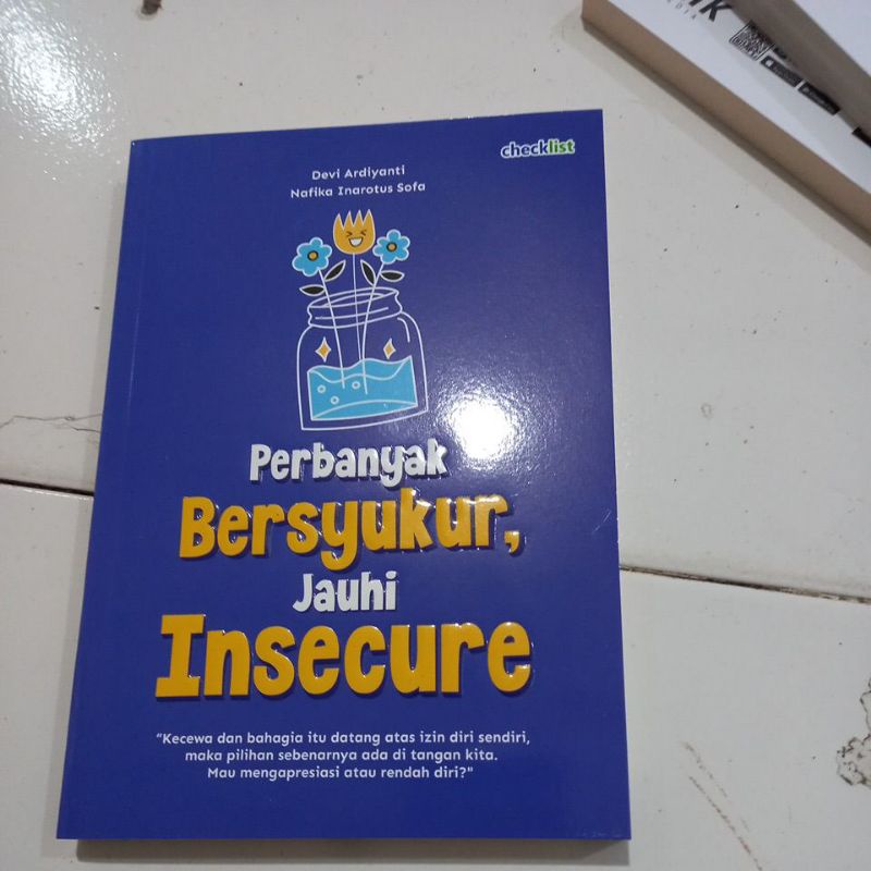 Jual Buku Perbanyak Rasa Bersyukur, Jauhi Insecure - CHECKLIST | Shopee ...