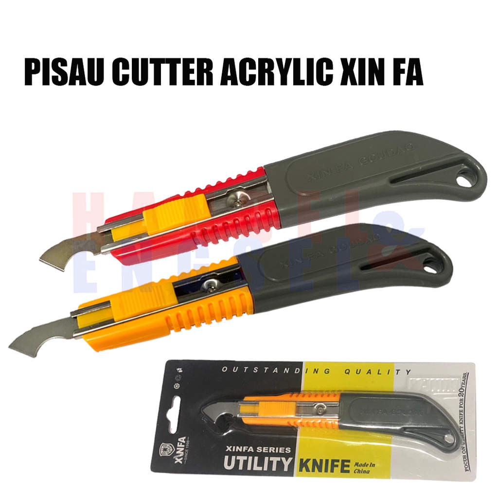 Jual Xinfa Pisau Akrilik HPL Cutter Acrylic Akrilik Bonus Spare Blade ...