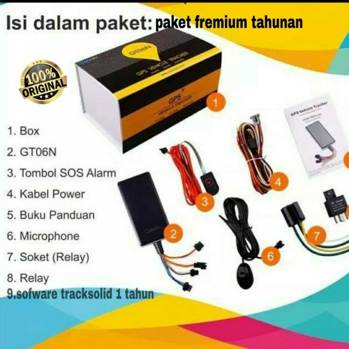 Jual paket tinggal pasang gt06n & tracksolid + kartu hallo murah | Shopee Indonesia